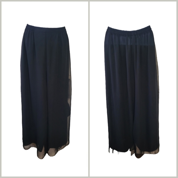 Patra | Pants & Jumpsuits | Vtg Patra Chiffon Palazzo Pants | Poshmark